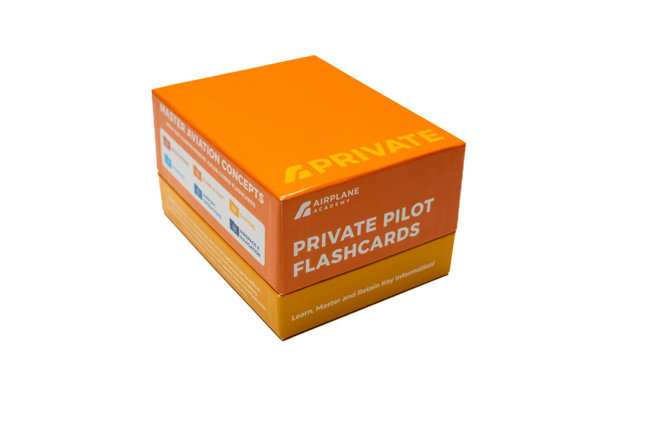 Airplane Academy Private Pilot Flashcards